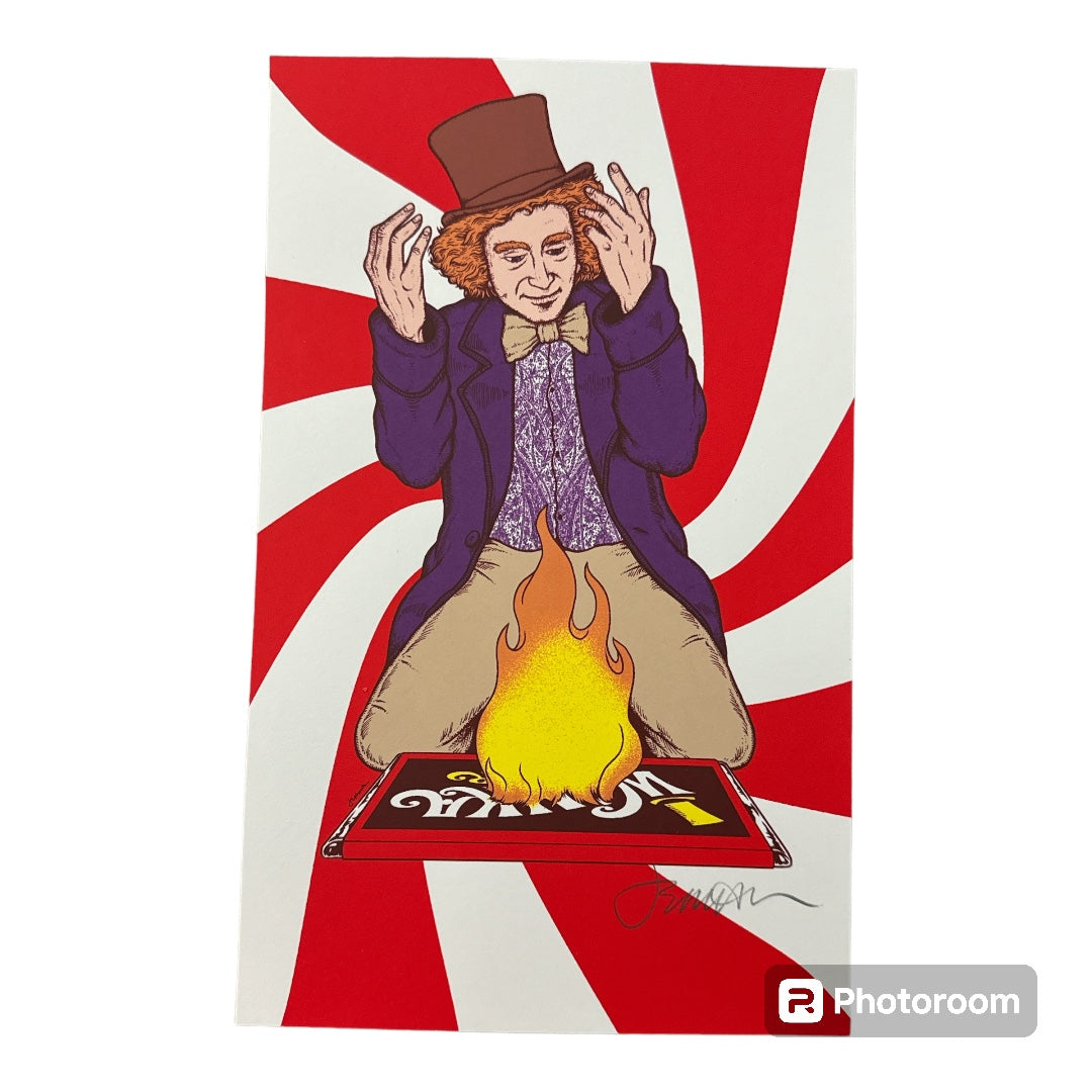 Willy Wonka Experience - Jermaine Rogers - Handbill Reg – SQUID PRINT ...