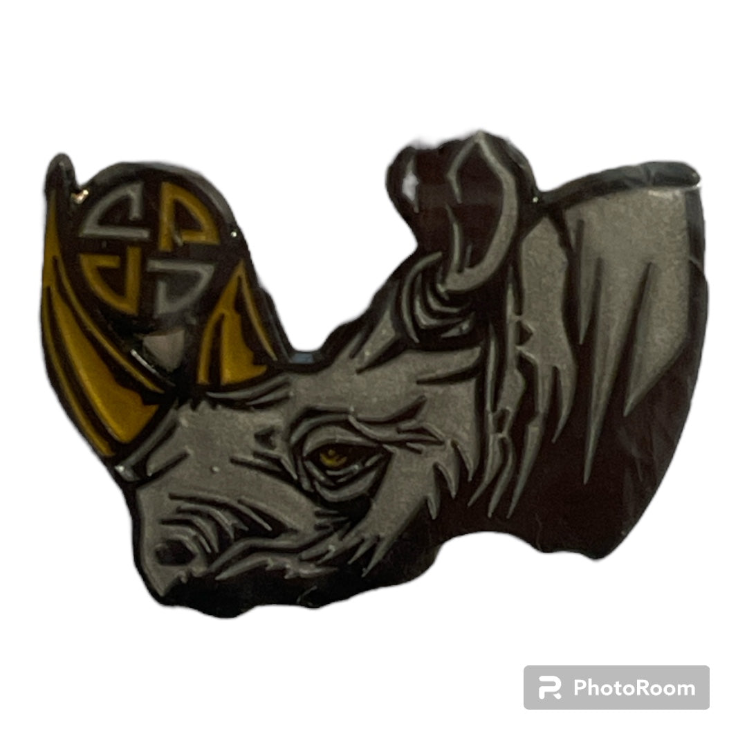 Rhino- Todd Slater - Pin – SQUID PRINT GALLERY