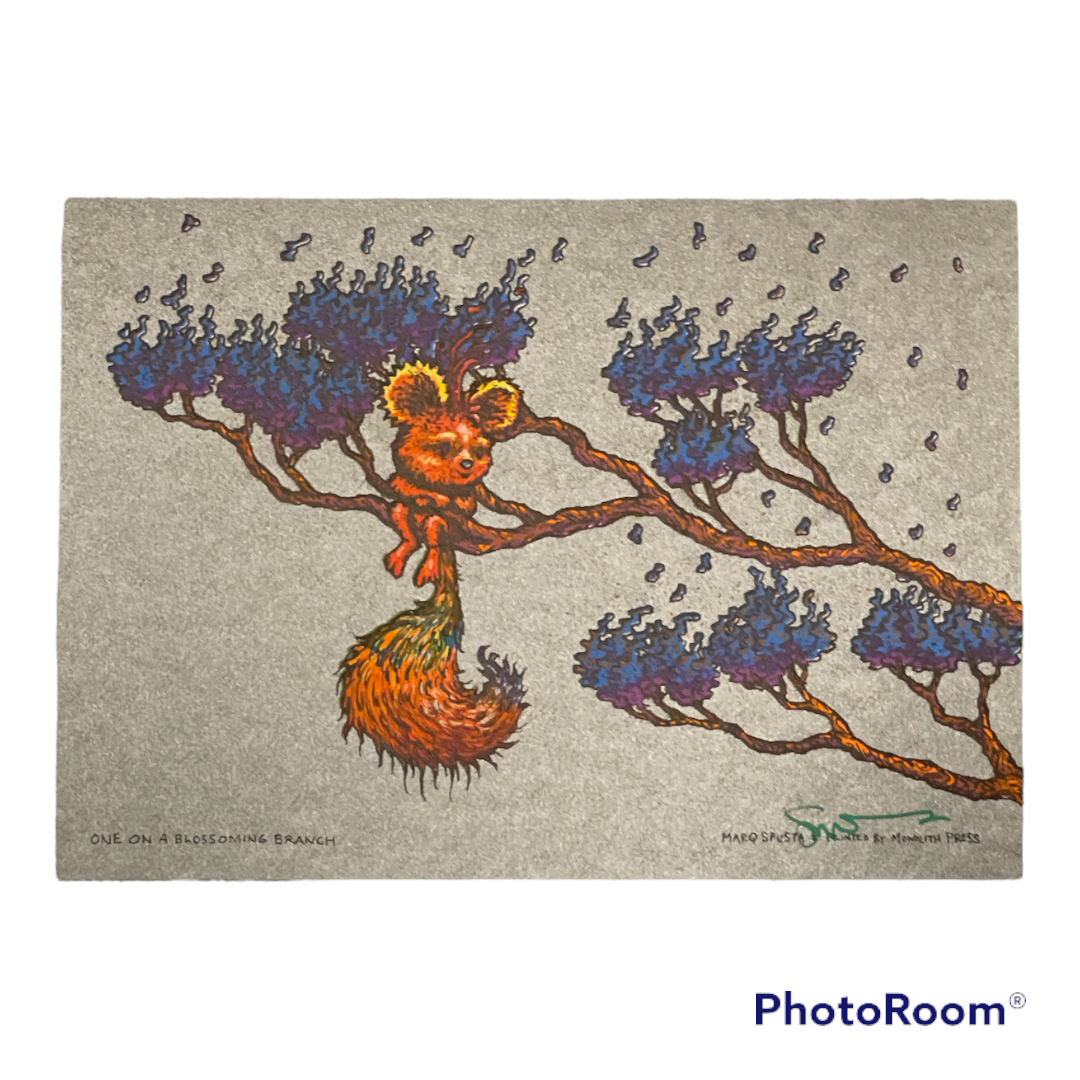 One on a Blossoming Branch - Antique - Spusta – SQUID PRINT GALLERY