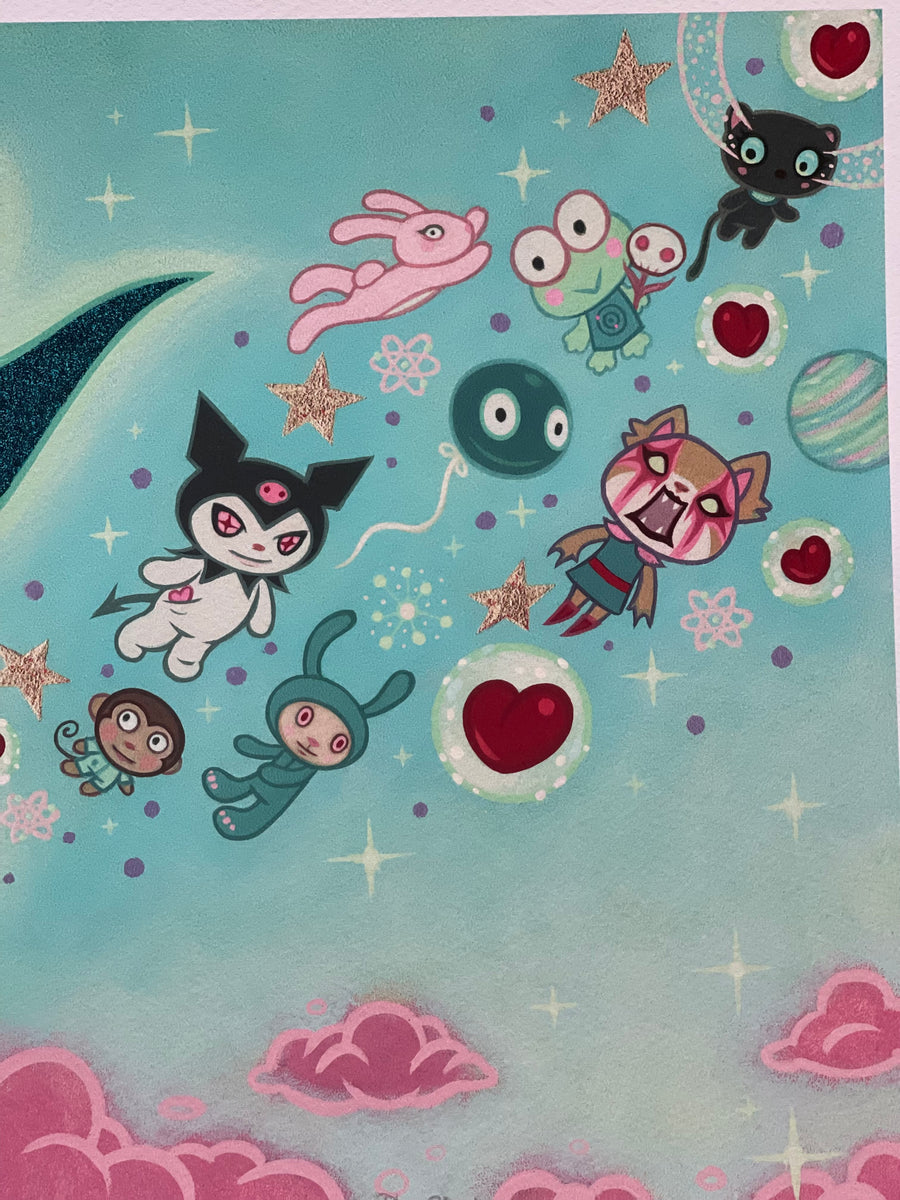 Supernova Hello Kitty - Tara McPherson – SQUID PRINT GALLERY