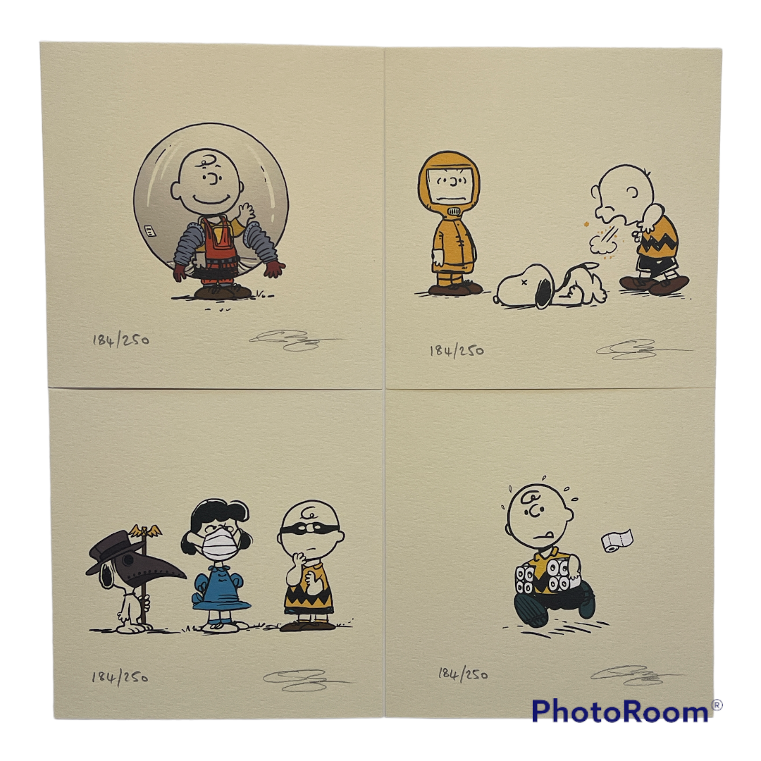 Pandemic Charlie Brown - Thornley (Raid71) – SQUID PRINT GALLERY
